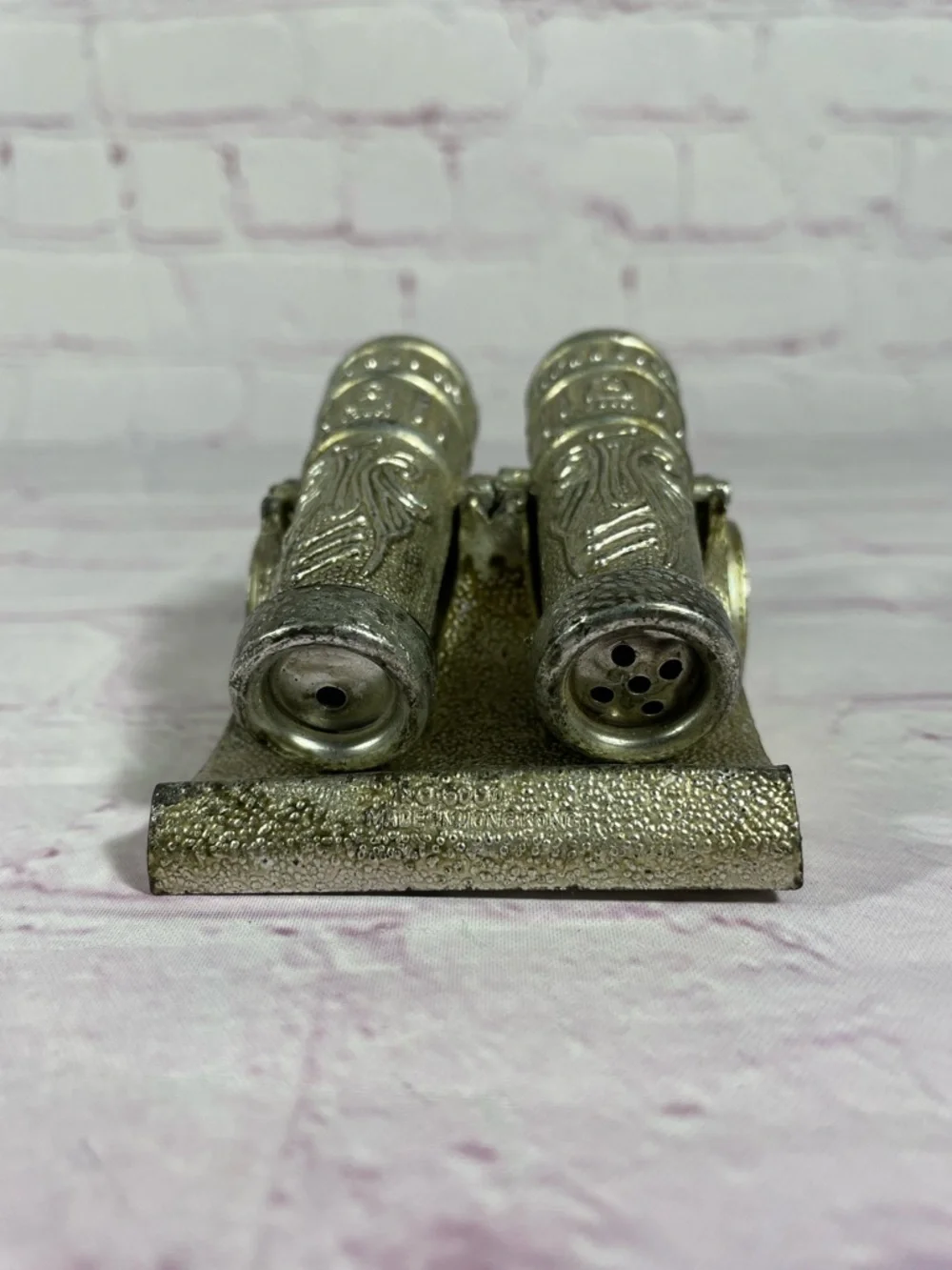 Vintage | Kitchen | Vintage Double Cannon Silver Tone Plastic Salt And ...
